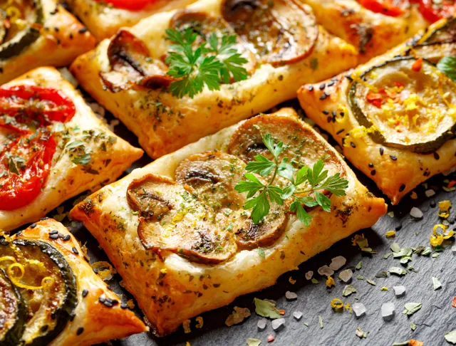 Feuilletés 3 légumes : recette de Feuilletés 3 légumes