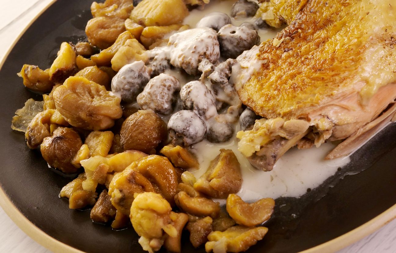 Chapon au vin de paille : Recette de Chapon au vin de paille - Marmiton