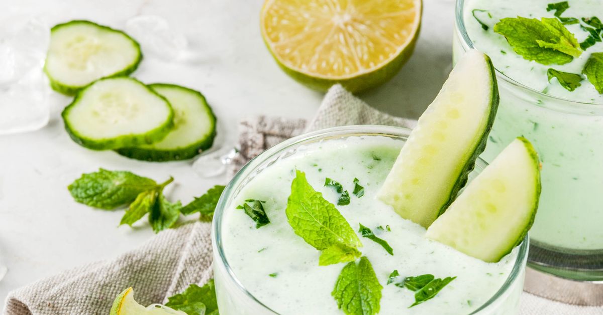 Soupe de concombre minceur : recette de Soupe de concombre minceur