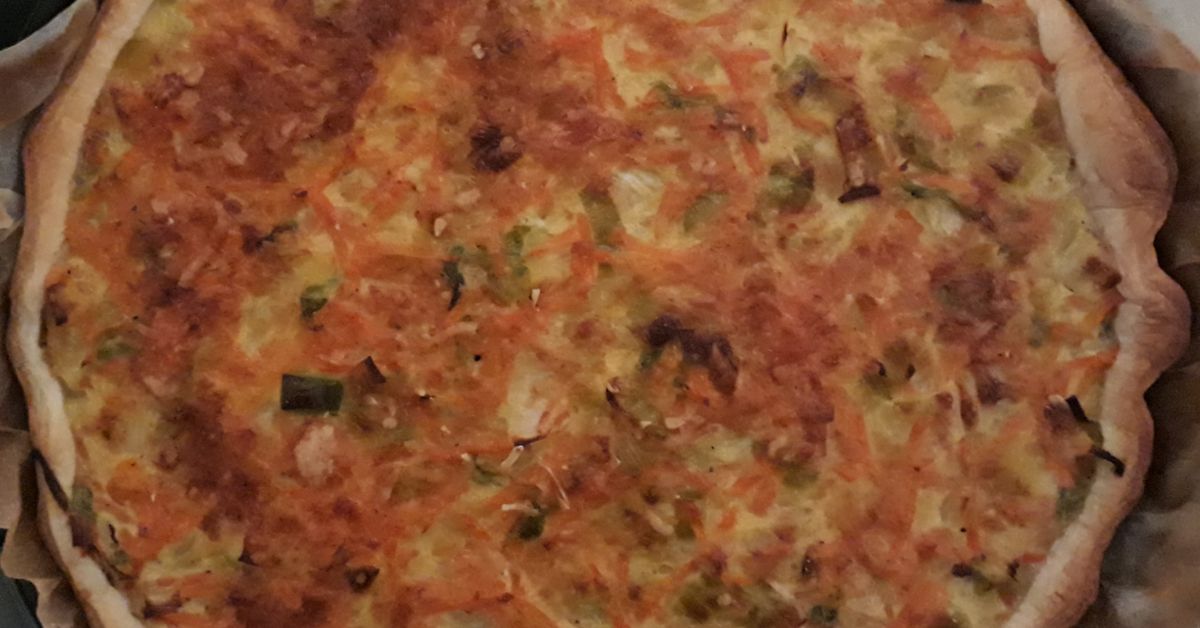 Quiche aux carottes et au chou chinois : recette de Quiche aux carottes ...