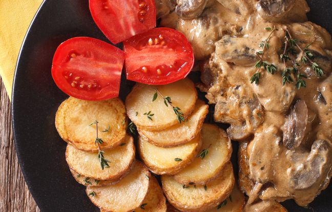 Emincé de boeuf à la moutarde : Recette de Emincé de boeuf à la ...