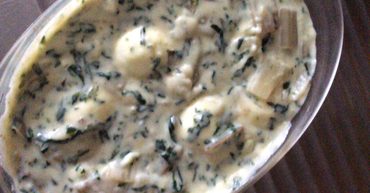 Côtes de blettes béchamel, ail et persil : recette de Côtes de blettes ...