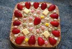 Gâteau au chocolat et mousse au praliné : Recette de Gâteau au chocolat ...