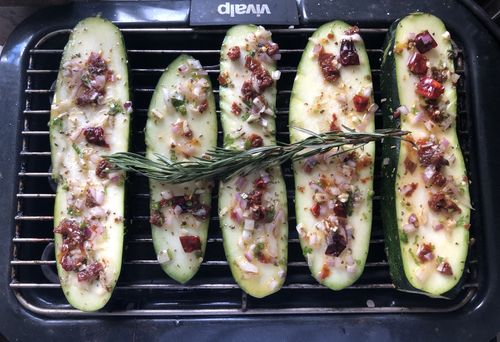 courgettes marinées sur le grill : Recette de courgettes marinées sur ...