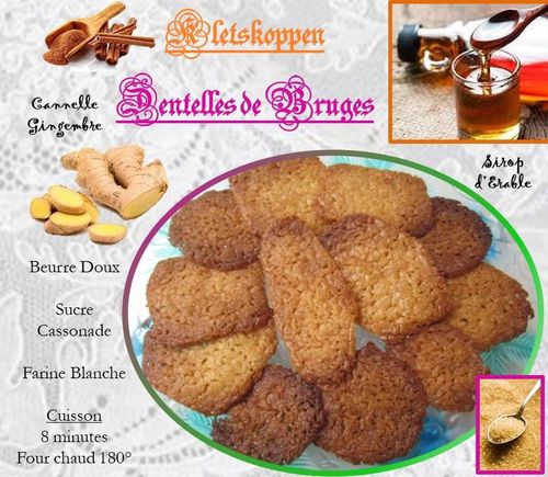 Kletskoppen (véritables dentelles de Bruges) : Recette de Kletskoppen ...