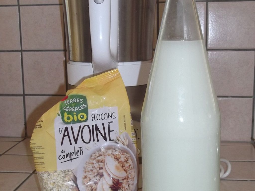 Lait d'avoine maison facile : Recette de Lait d'avoine maison facile