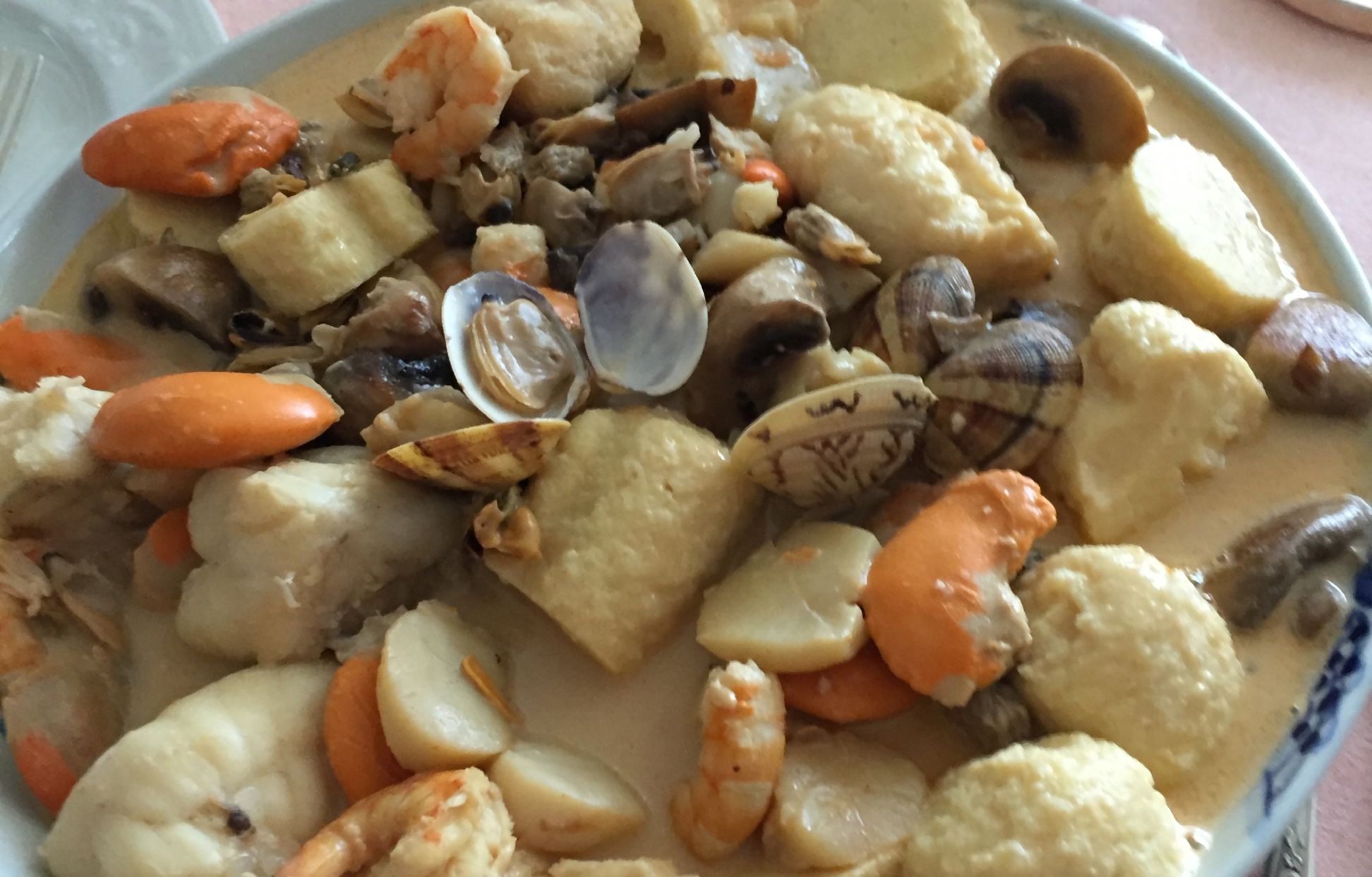 Fruits de mer à la crème : Recette de Fruits de mer à la crème - Marmiton