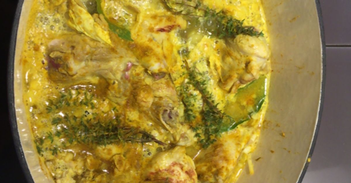 Cabri en colombo et sa sauce à la créole : recette de Cabri en colombo ...