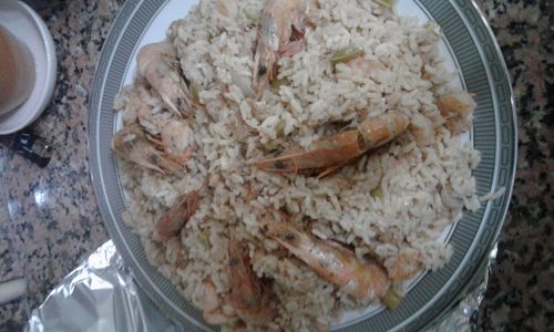 Riz aux crevettes et oignons : Recette de Riz aux crevettes et oignons ...