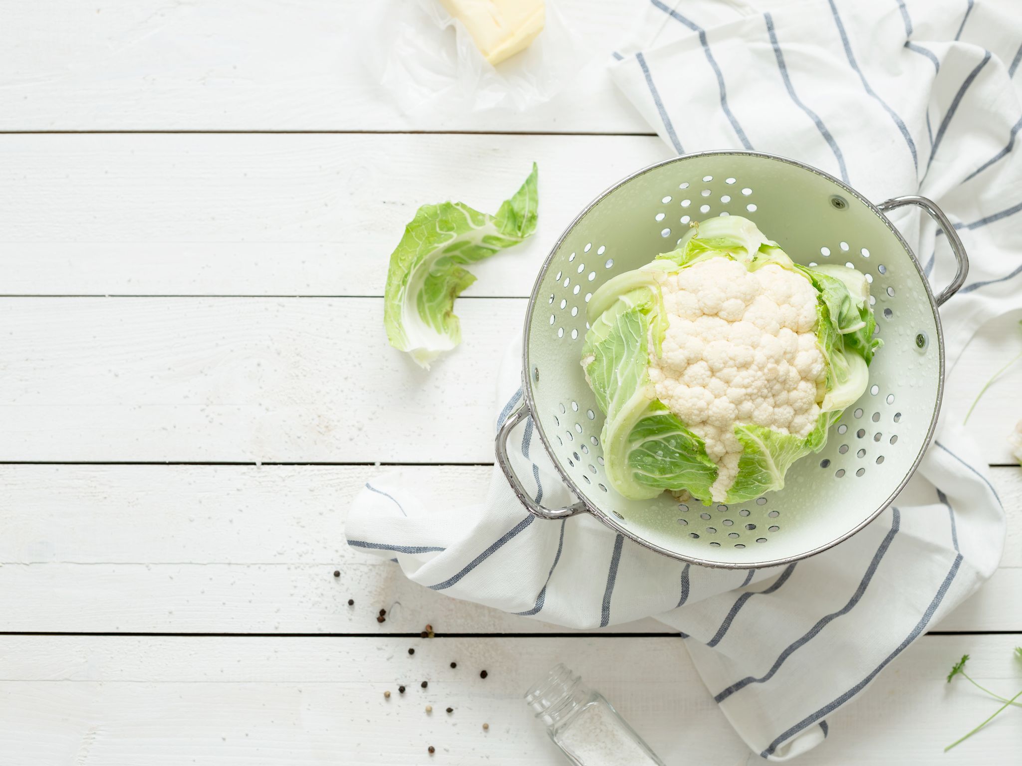 Coliflor hervida : Receta de Coliflor hervida - enfemenino