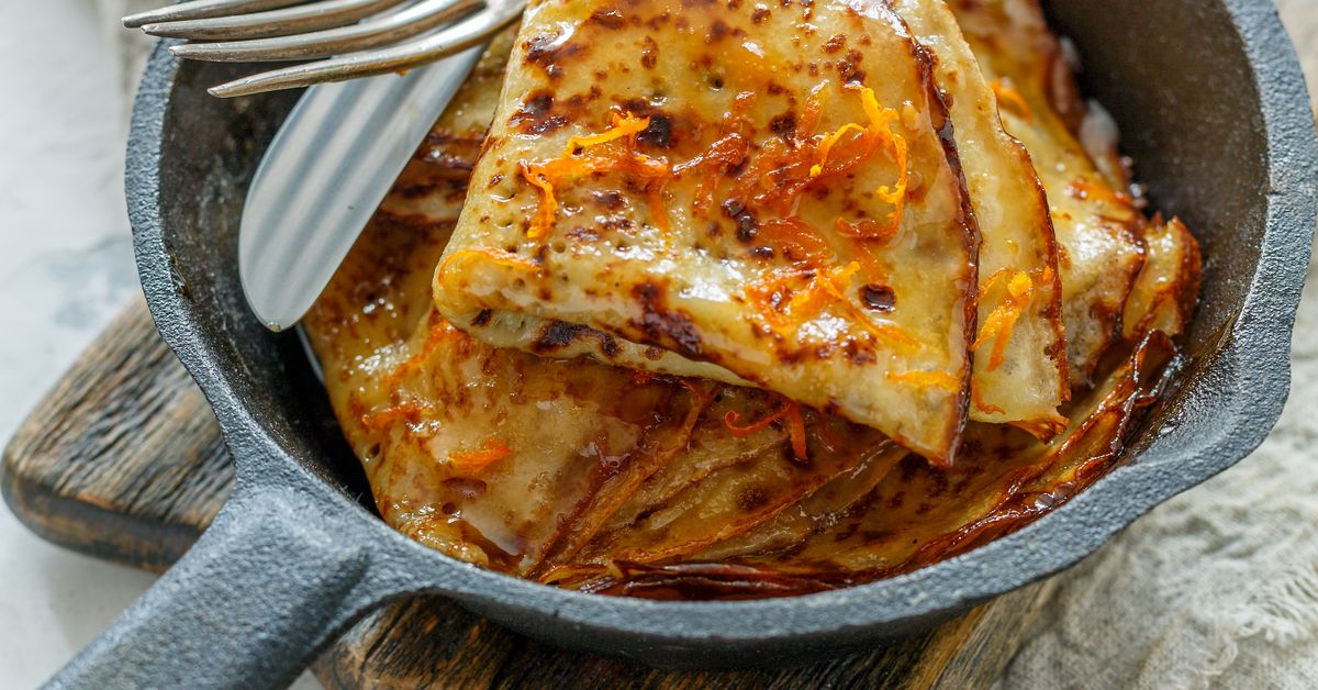 Crêpes flambées au rhum : recette de Crêpes flambées au rhum