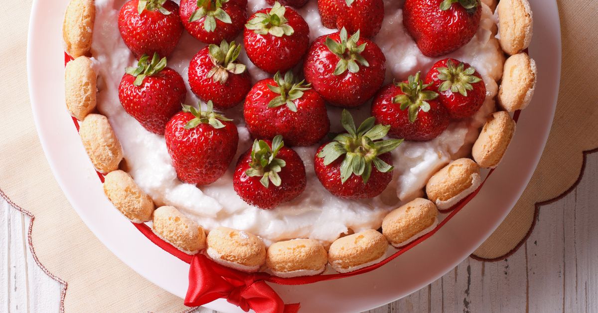 Charlotte aux fraises au Thermomix : recette de Charlotte aux fraises ...