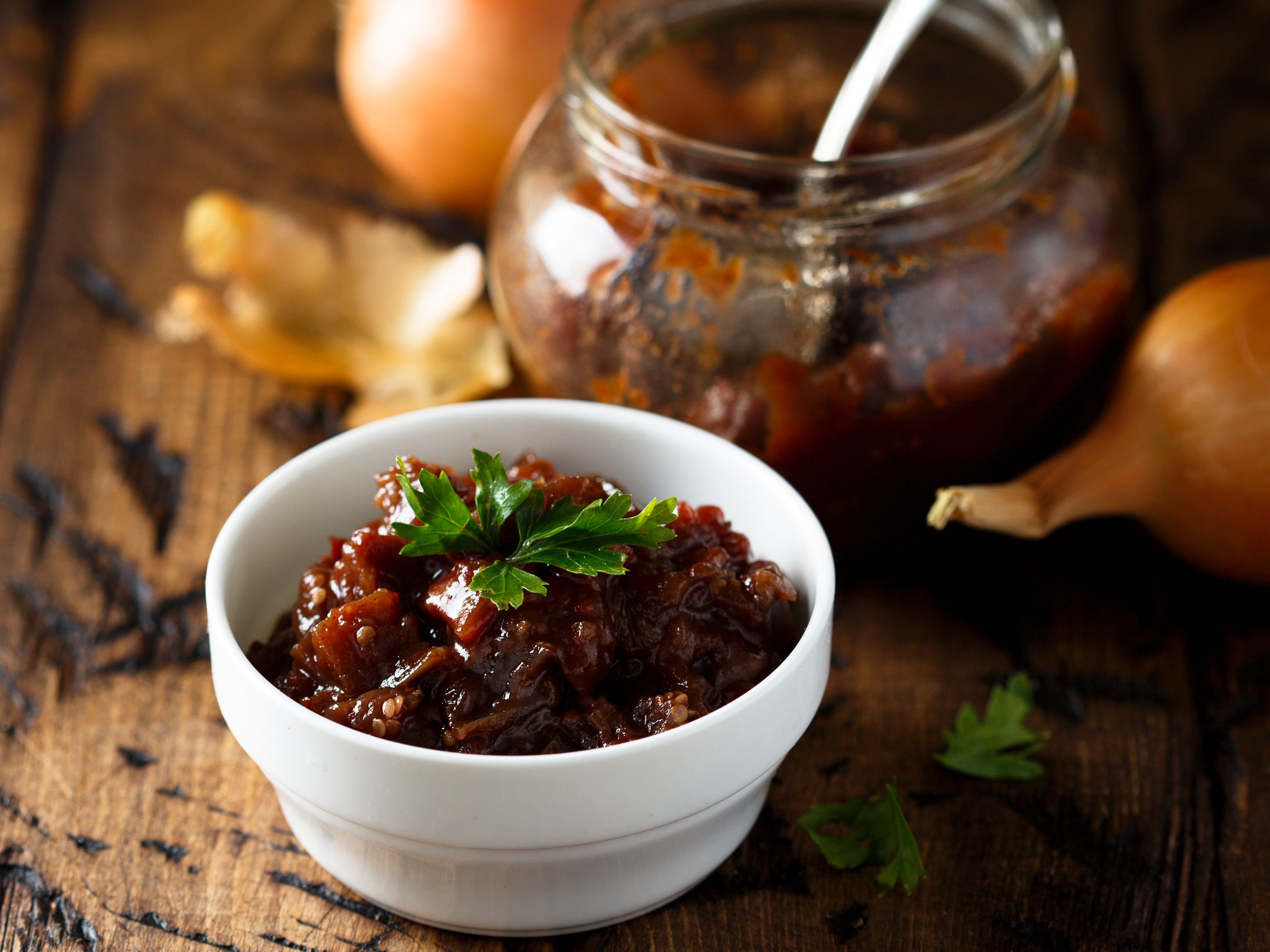 Oignons confits au jus de mandarines et vinaigre balsamique : Recette ...