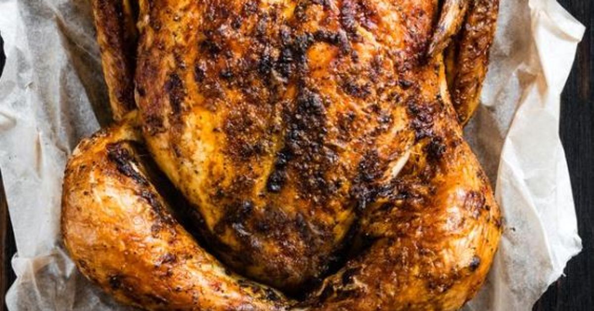 Poulet rôti au miel et aux épices : recette de Poulet rôti au miel et ...