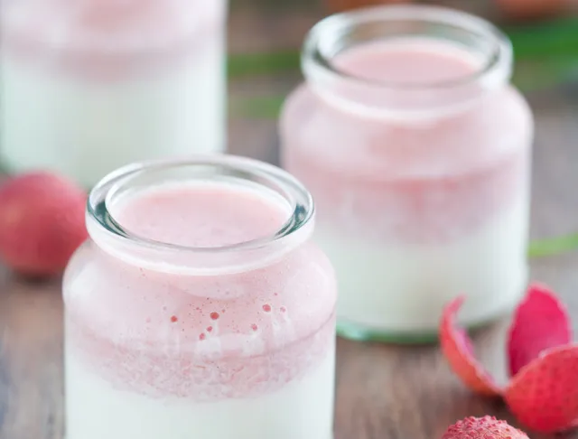 Panna Cotta Mousse de litchi : recette de Panna Cotta Mousse de litchi