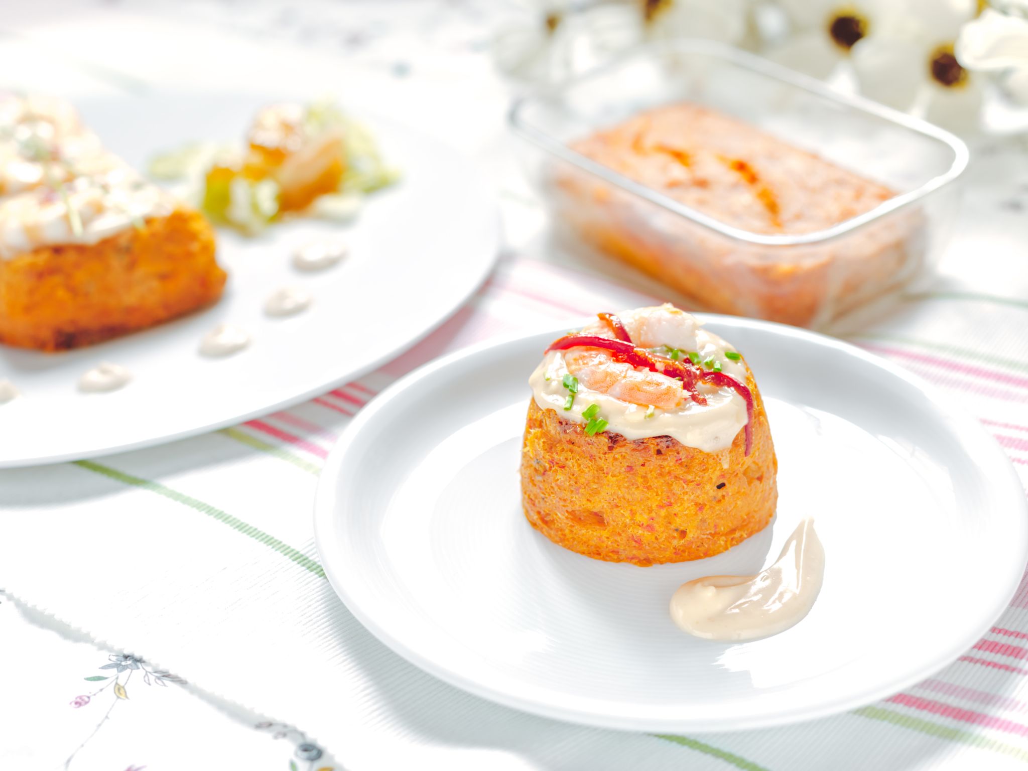 flan au crabe sauce ciboulette au cookeo : Recette de flan au crabe ...