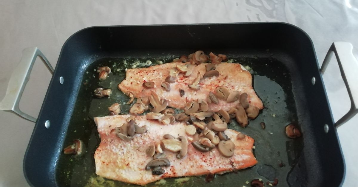 Filet de truite rôti à ma façon : recette de Filet de truite rôti à ma ...
