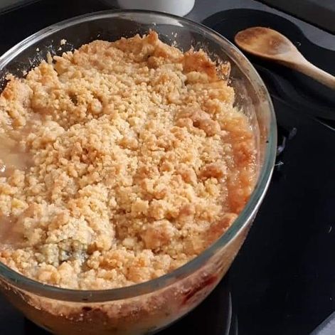 Crumble banane / kiwi : Recette de Crumble banane / kiwi - Marmiton