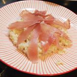 Risotto au parmesan et au jambon : Recette de Risotto au parmesan et au ...