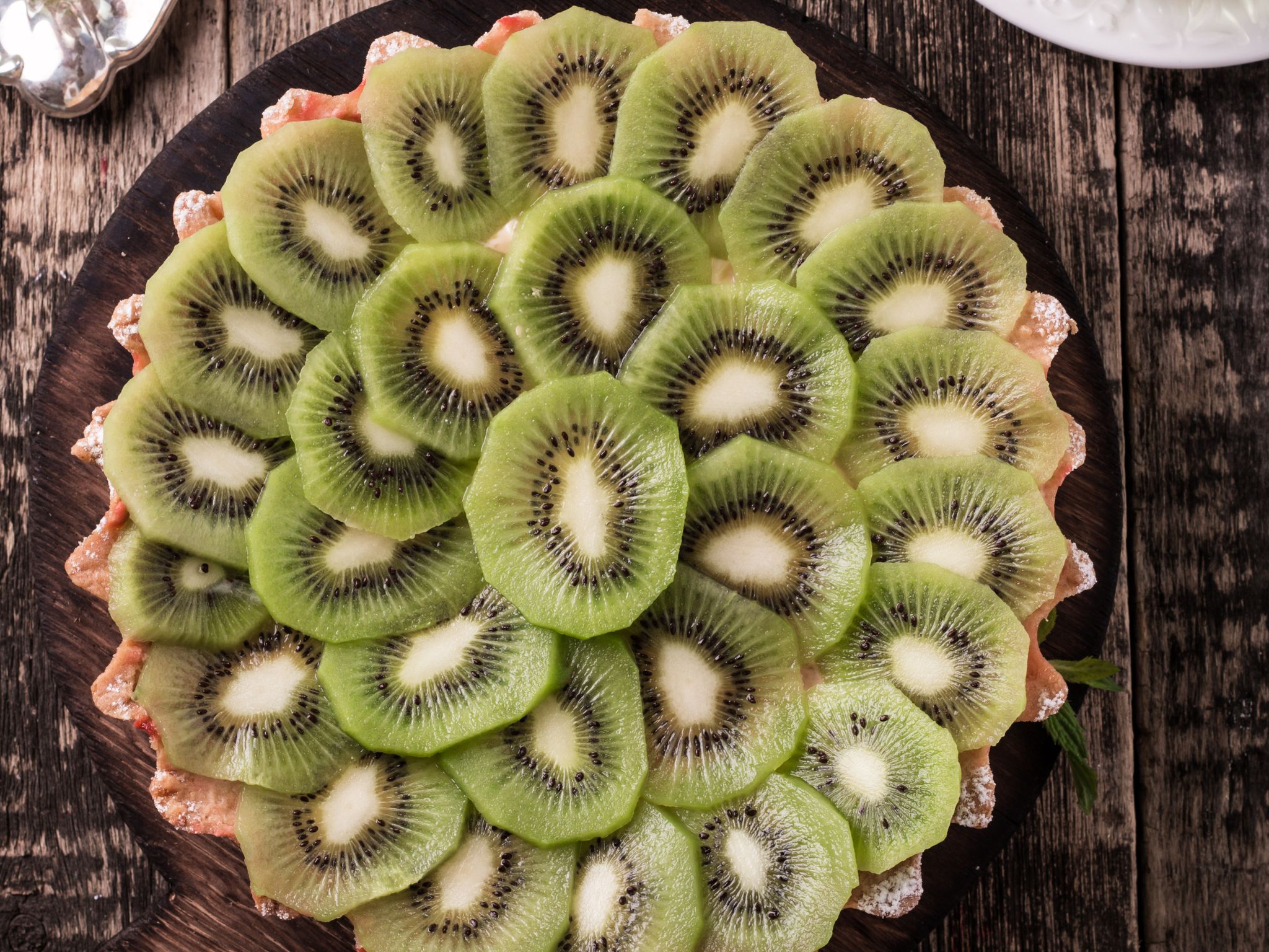Tarte aux kiwis : Recette de Tarte aux kiwis - Marmiton