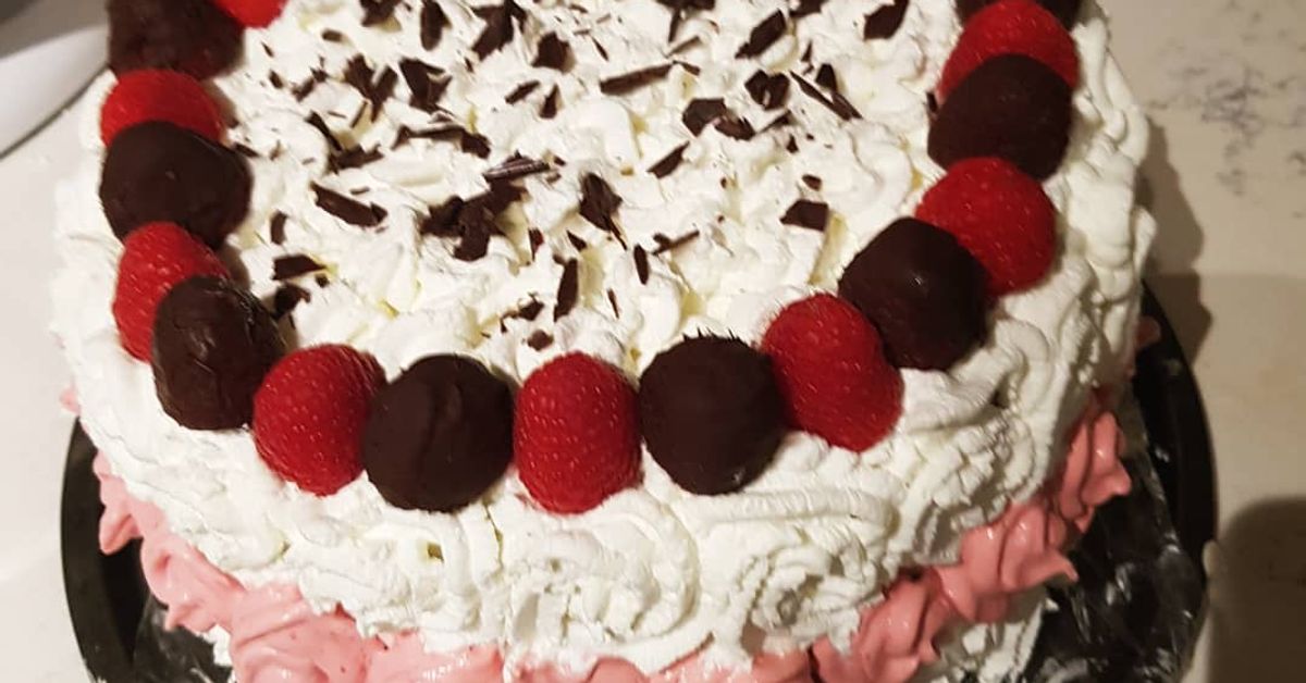 Le gâteau chocolat framboise qui ne manque pas d'air : recette de Le ...