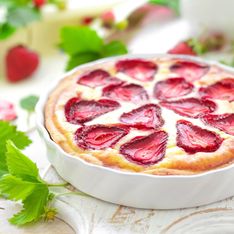 Gâteau moelleux aux fraises