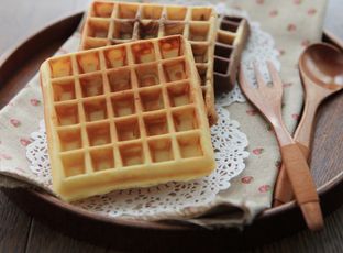 Gaufres norvégiennes (en forme de coeur) : Recette de Gaufres ...