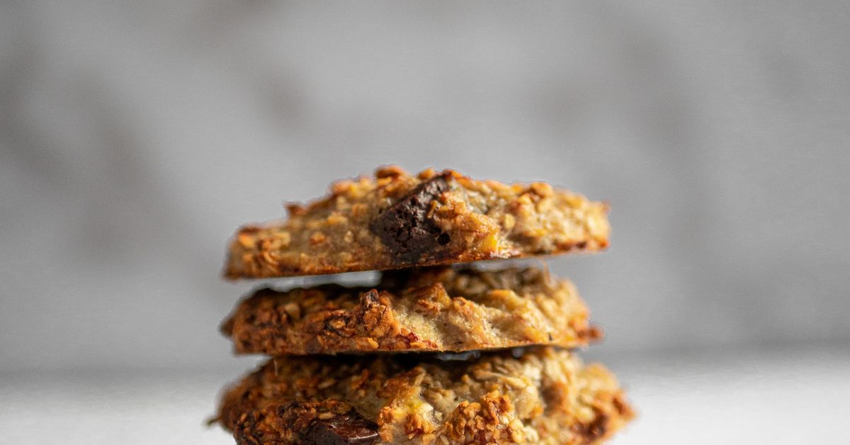 Cookies avoine banane : recette de Cookies avoine banane
