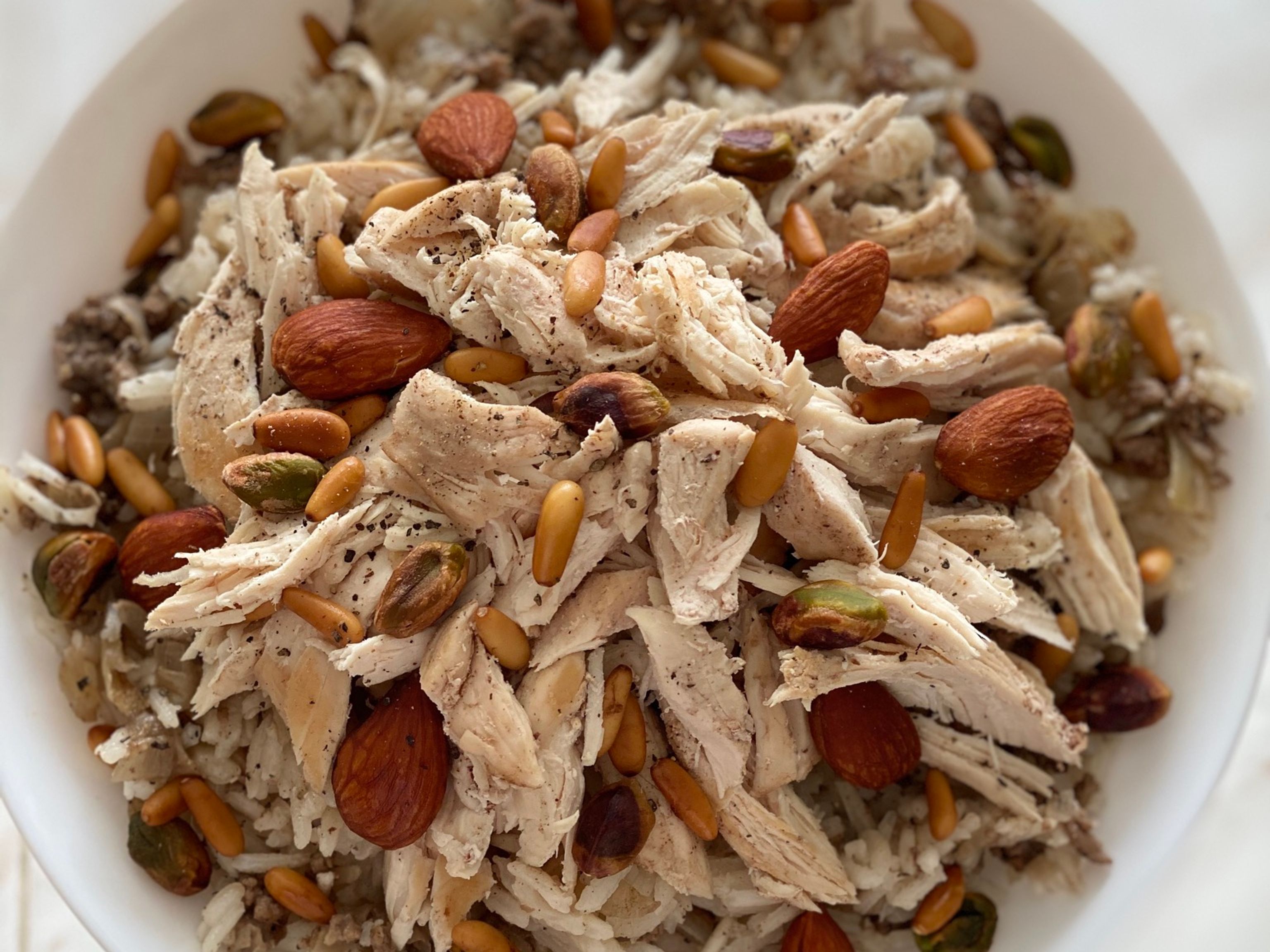 riz au poulet à la libanaise : Recette de riz au poulet à la libanaise ...
