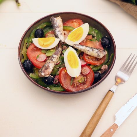 Salade Niçoise : l'authentique Niçoise : Recette de Salade Niçoise : l ...