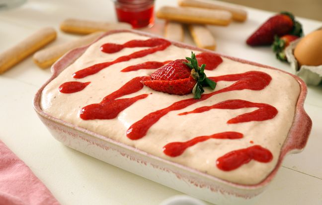 Tiramisu Aux Fraises Facile Recette De Tiramisu Aux Fraises Facile