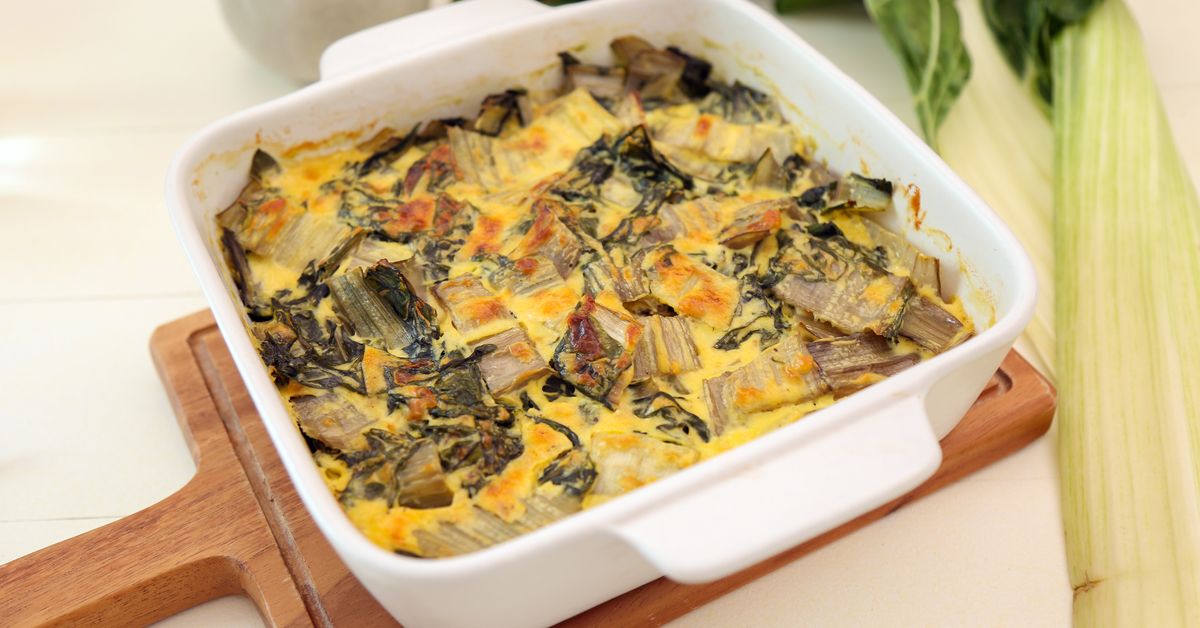 Gratin de blettes : recette de Gratin de blettes