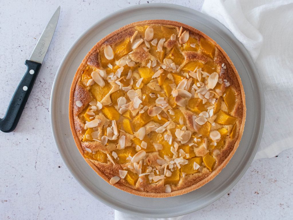 tarte amandine à la mangue : Recette de tarte amandine à la mangue ...