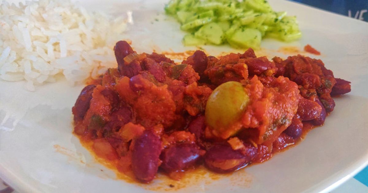 Haricots rouges aux olives : recette de Haricots rouges aux olives