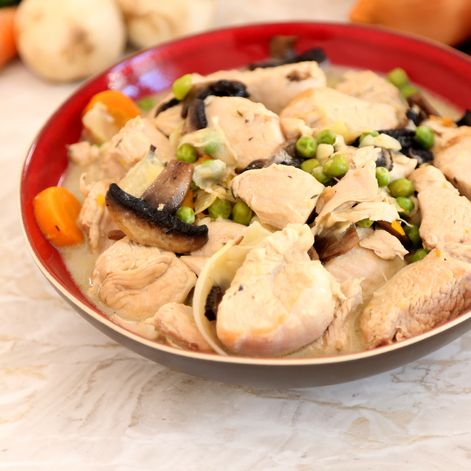 Blanquette de Dinde : Recette de Blanquette de Dinde - Marmiton