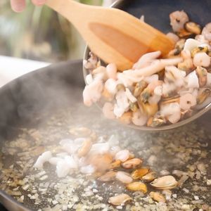 spaghetti aux fruits de mer express : Recette de spaghetti aux fruits ...