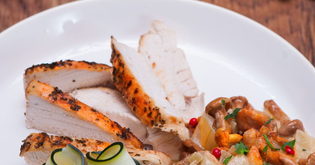Poulet à La Crème Et Fricassée De Girolles Recette De Poulet à La