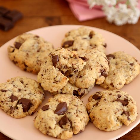 cookies sans oeufs : Recette de cookies sans oeufs - Marmiton