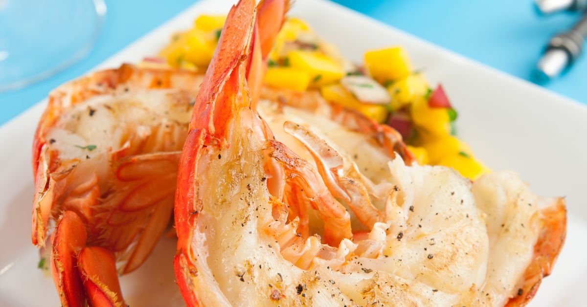 Homard grillé à la mangue : recette de Homard grillé à la mangue