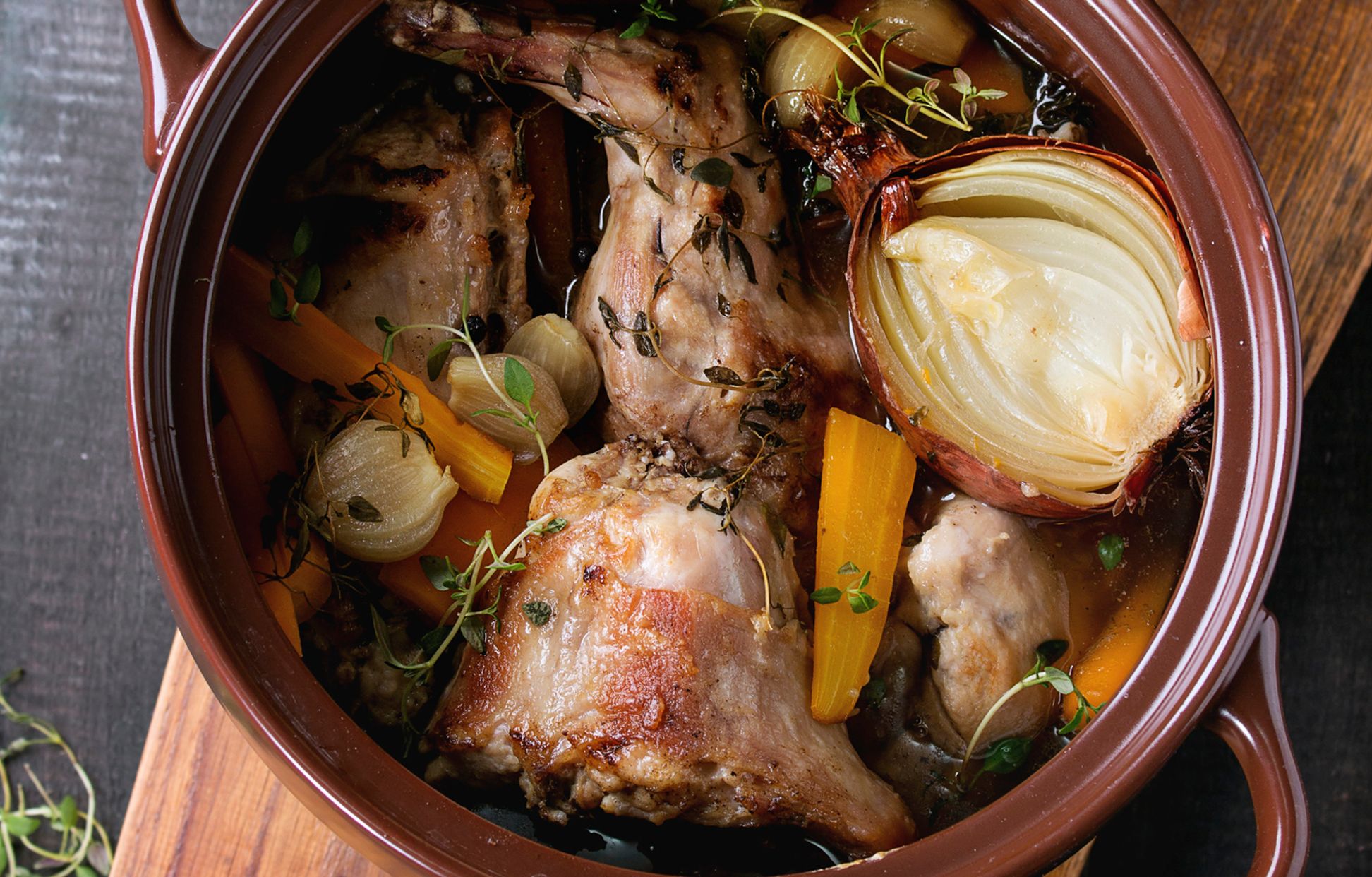 Lapin de garenne au cidre : Recette de Lapin de garenne au cidre - Marmiton