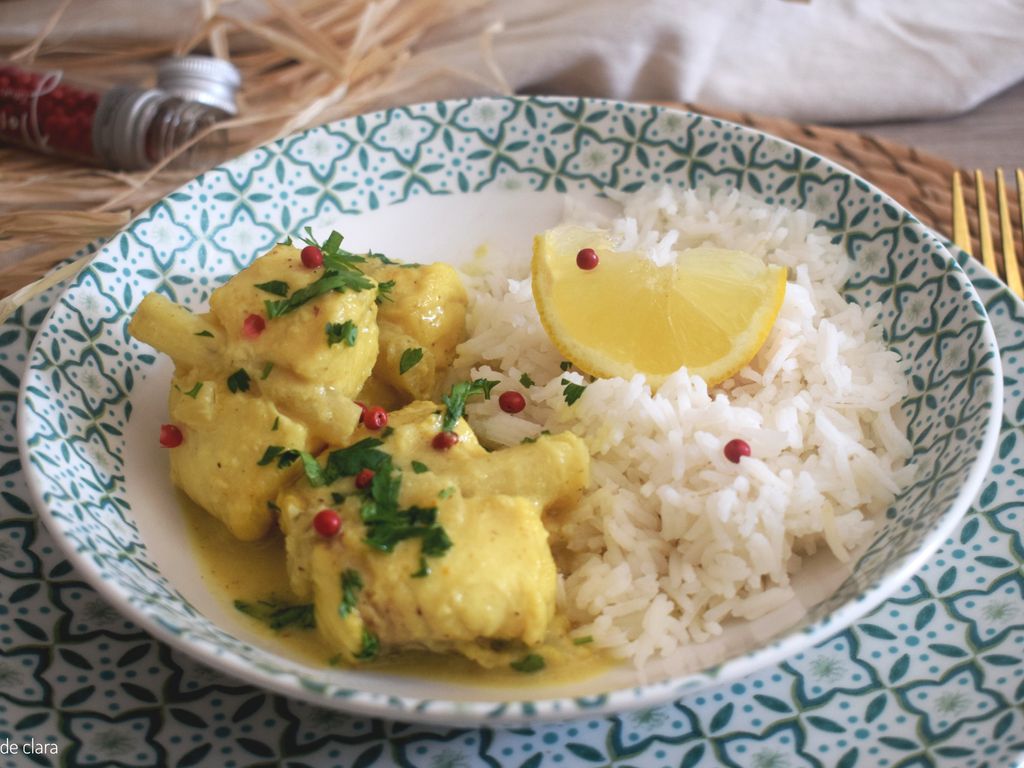 Queues De Lotte Au Curry Et Baies Roses De Madagascar Recette De
