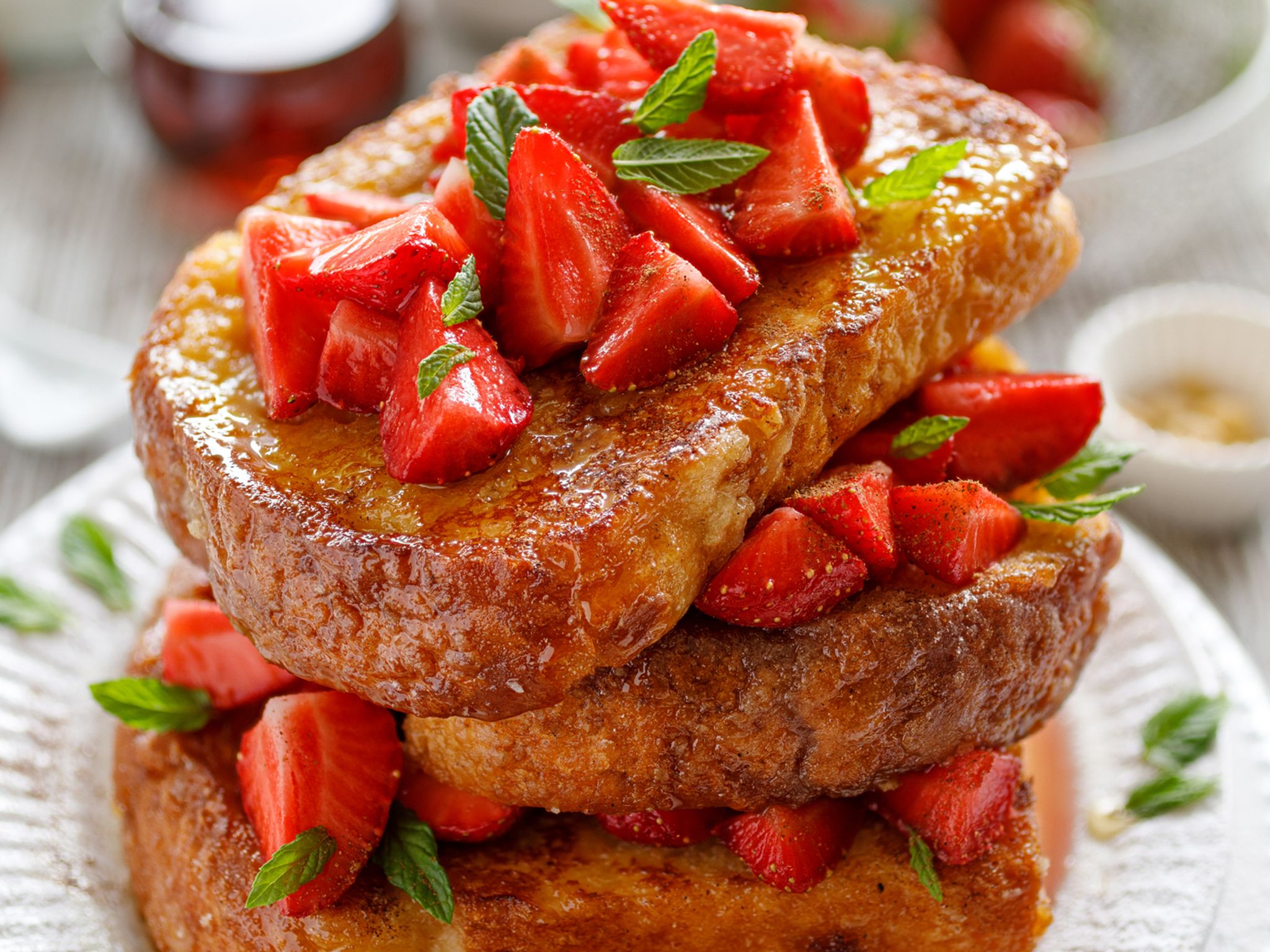 brioche perdue aux fraises : Recette de brioche perdue aux fraises ...