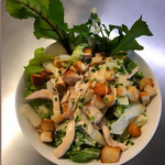Salade césar au poulet light : Recette de Salade césar au poulet light