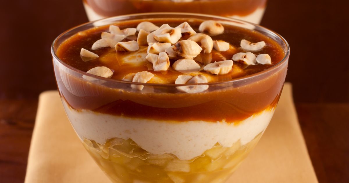 Verrine Mascarpone Poire Caramel : recette de Verrine Mascarpone Poire ...