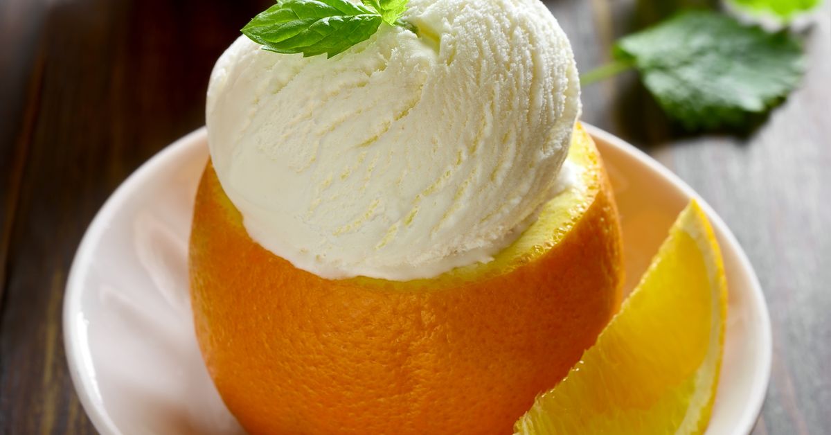 Orange glacée d'Halloween : recette de Orange glacée d'Halloween