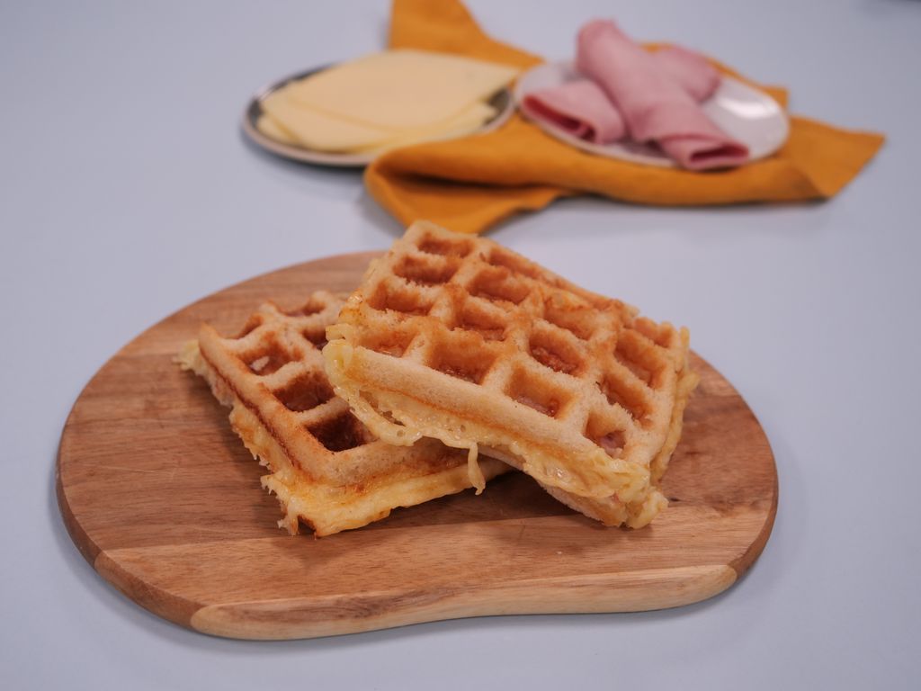 Croque gaufre : Recette de Croque gaufre
