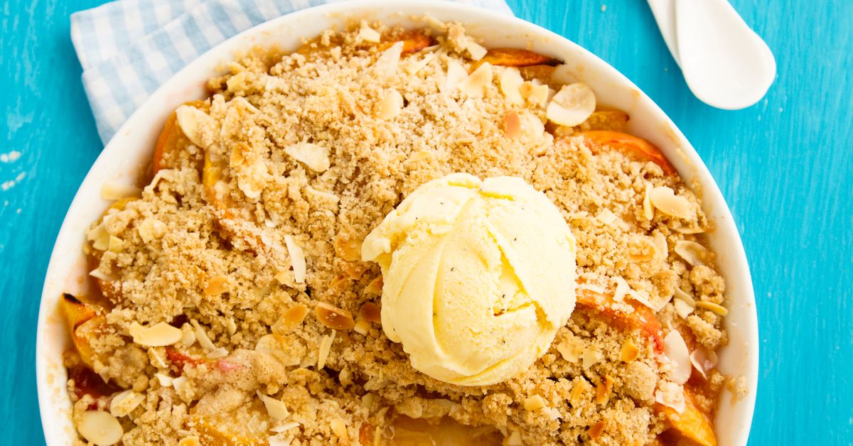 Crumble abricots noisettes : recette de Crumble abricots noisettes