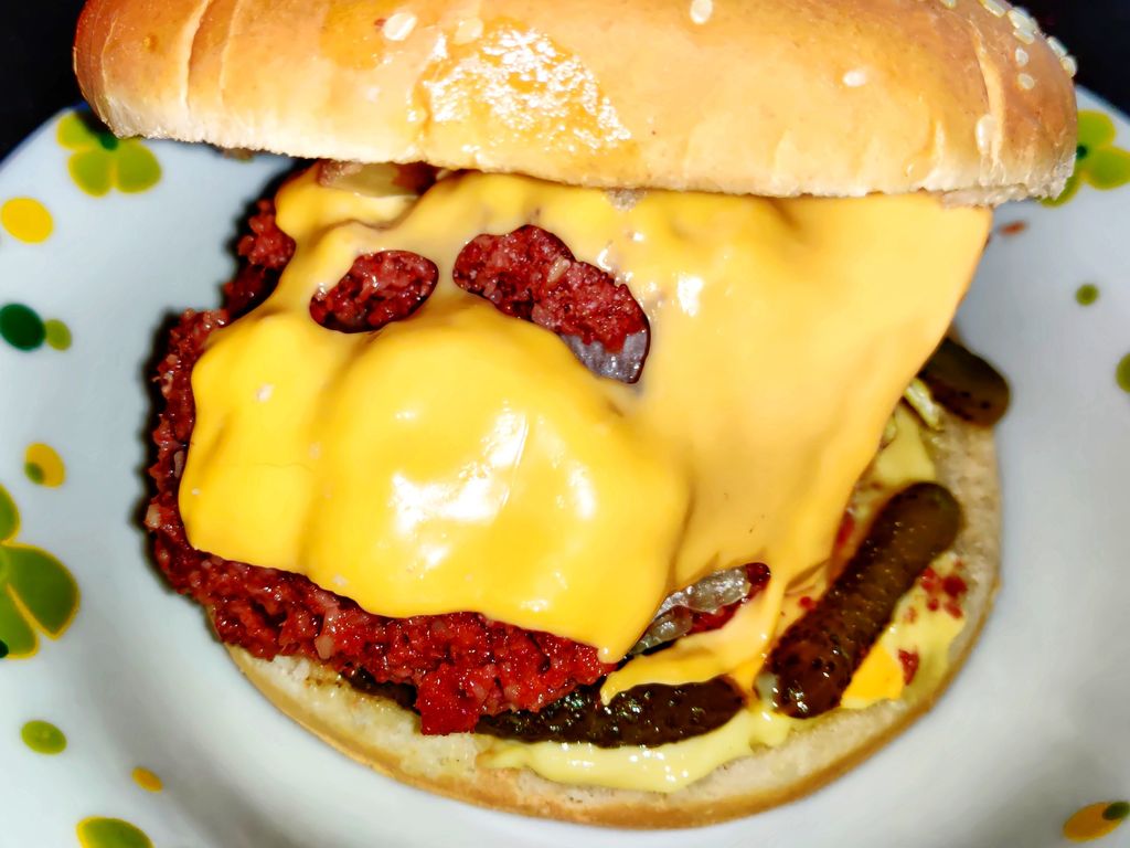 Hamburger au corned beef : Recette de Hamburger au corned beef