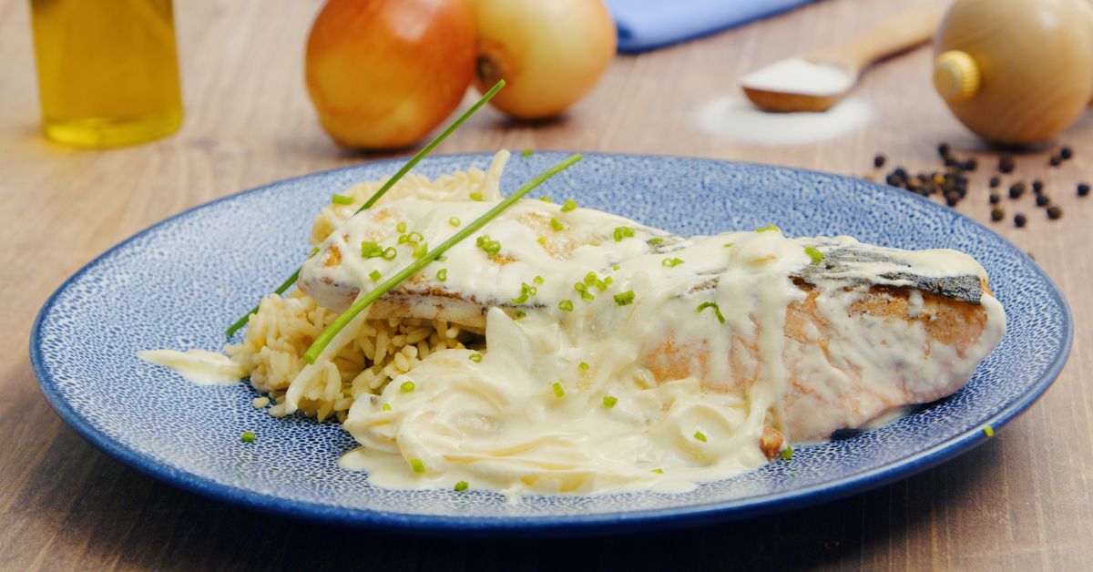 Pavés de saumon à la crème : recette de Pavés de saumon à la crème