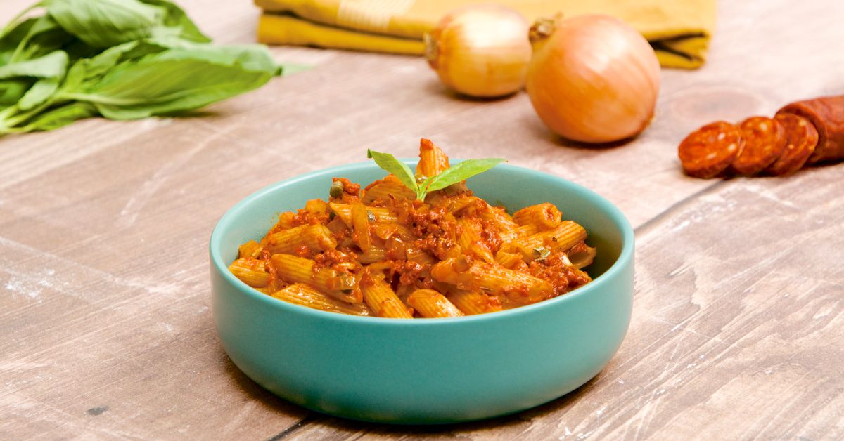 Pâtes au chorizo recette simple : recette de Pâtes au chorizo recette ...